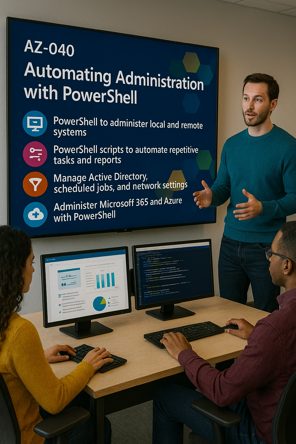 AZ-040 Automating Administration with PowerShell Training - Dynamics Edge