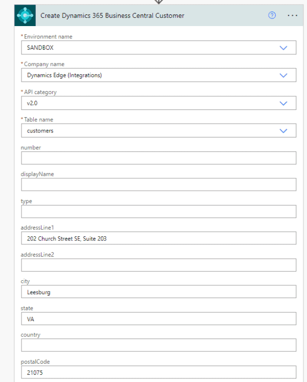Power Automate Dynamics 365 Business Central Integration - Dynamics Edge