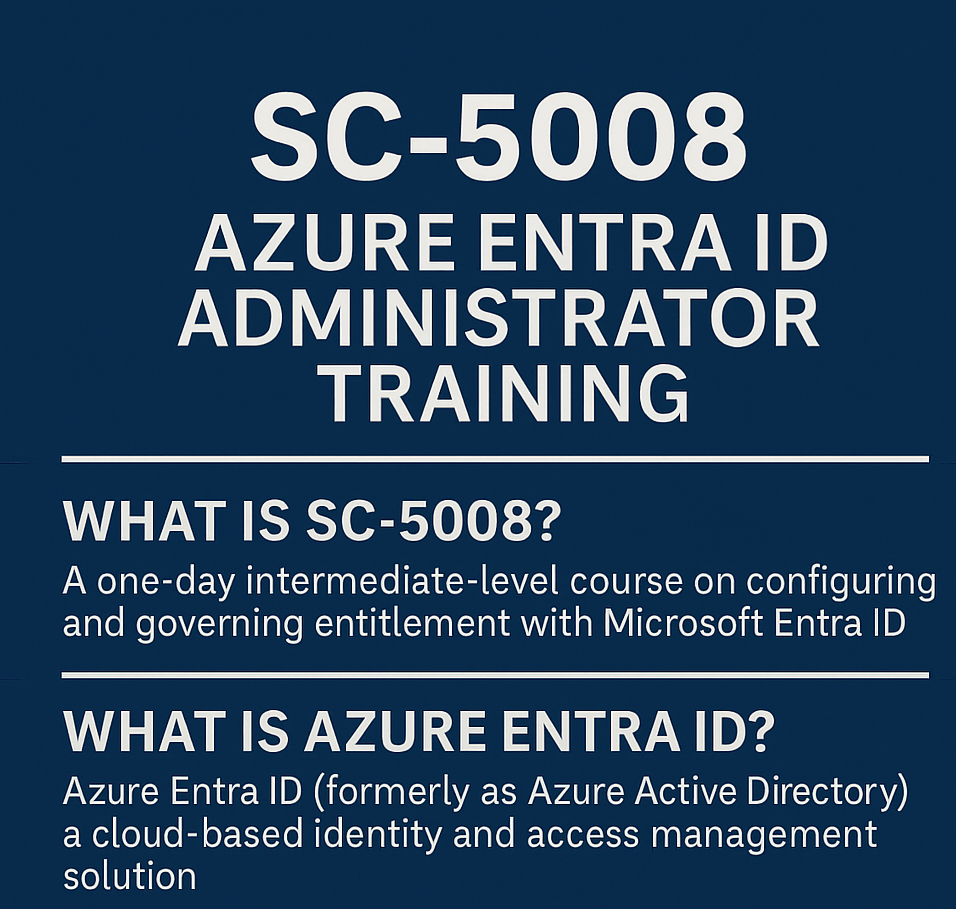 SC-5008 Azure Entra ID Administrator Training - Dynamics Edge